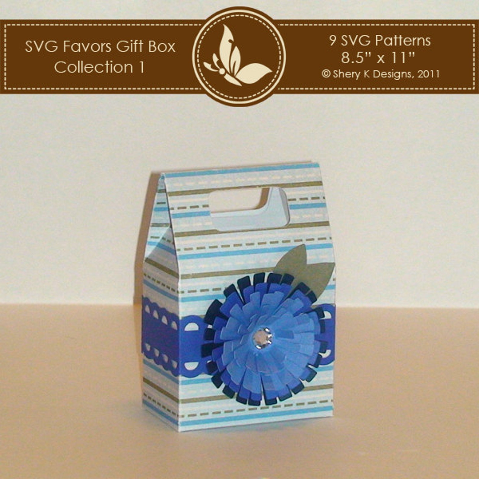 SVG Favors Gift Box Collection 1 - Etsy