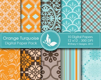 Anna Paper Pack 10 Printable Digital Scrapbooking Papers | Etsy