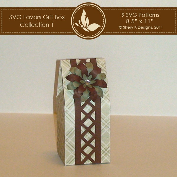 SVG Favors Gift Box Collection 1 - Etsy