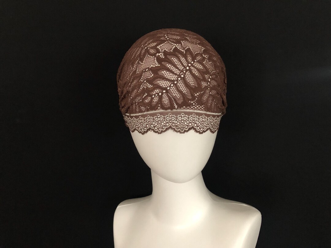 Single Layer Lace See Through Eye Cover in Brown - Etsy
