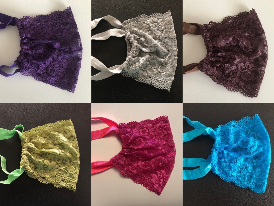 Single Layer Shining Lace See Through Eye Cover Face Cover - Etsy