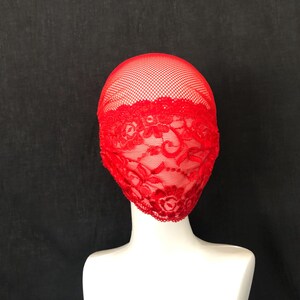 Lace Mesh See Through Face Cover Eye Cover in Multiple Colors - Etsy