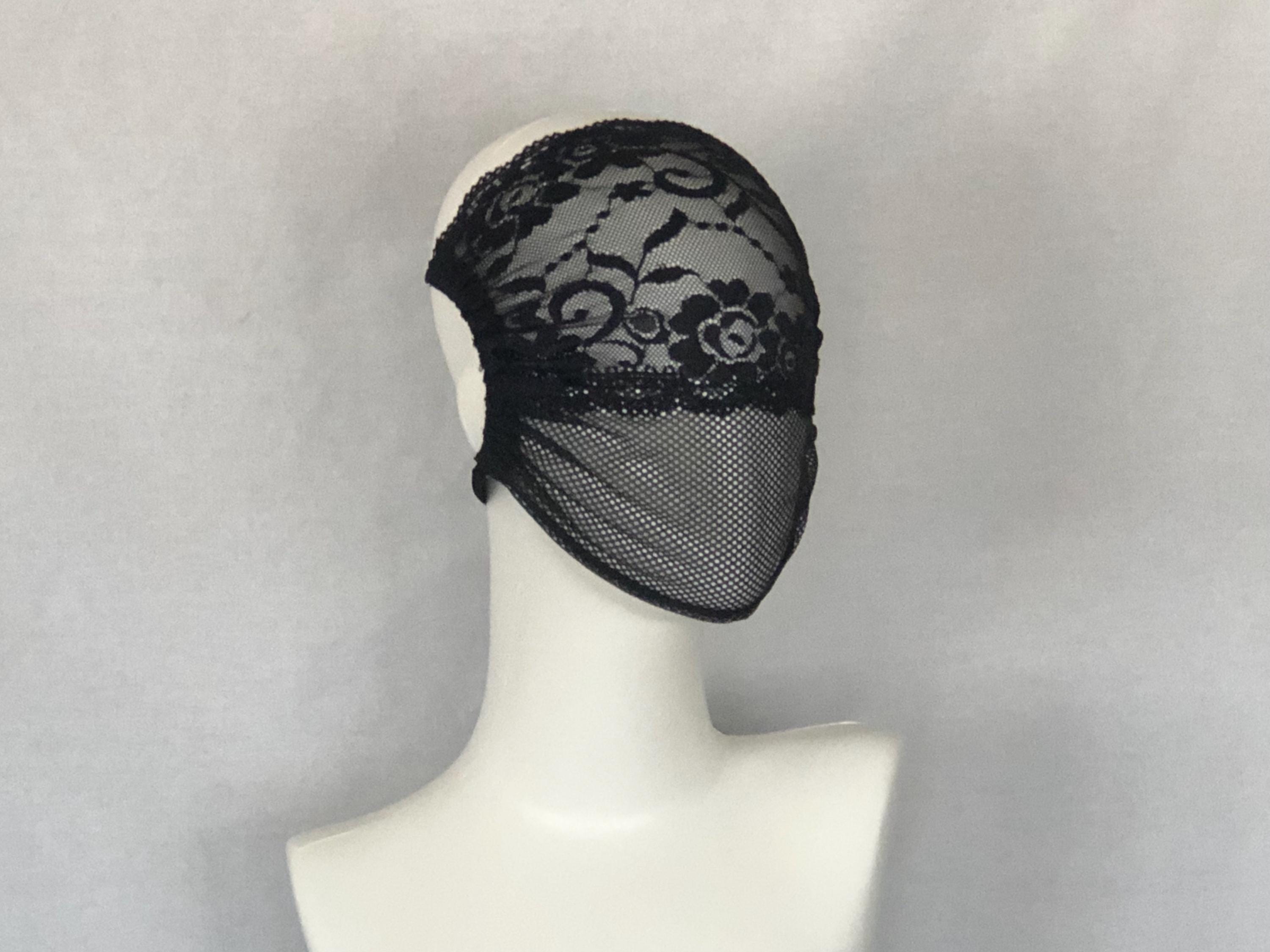 Lace Mesh See Through Face Cover Eye Cover in Multiple Colors - Etsy