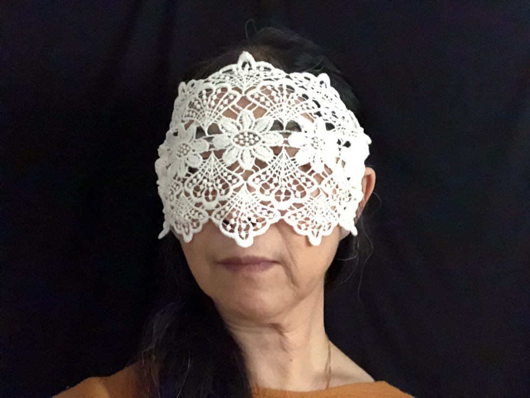 Lace See Through Eye Cover Face Cover - Etsy