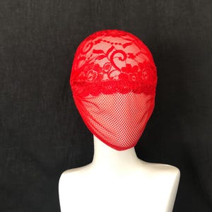 Lace Mesh See Through Face Cover Eye Cover in Multiple Colors - Etsy