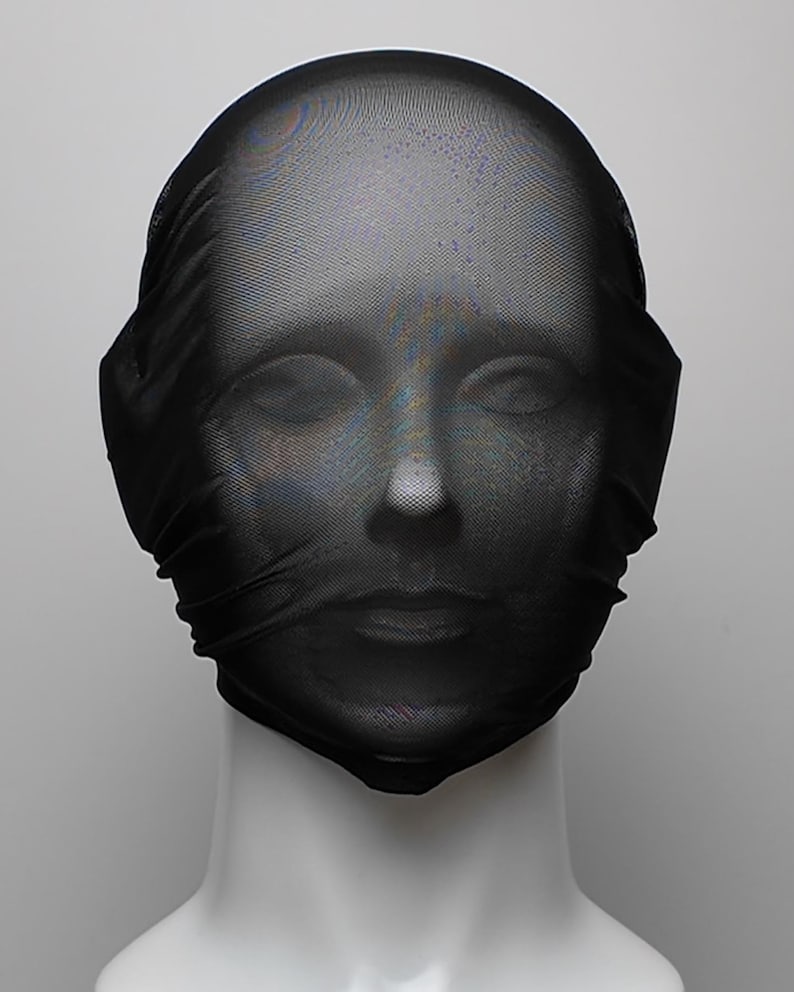 Single Layer Mesh Face Mask- Concealment Veil, Avant Garde Anonymous ...