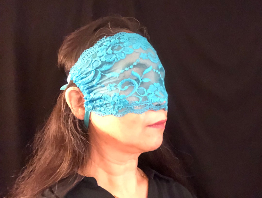 Single Layer Shining Lace See Through Eye Cover Face Cover - Etsy
