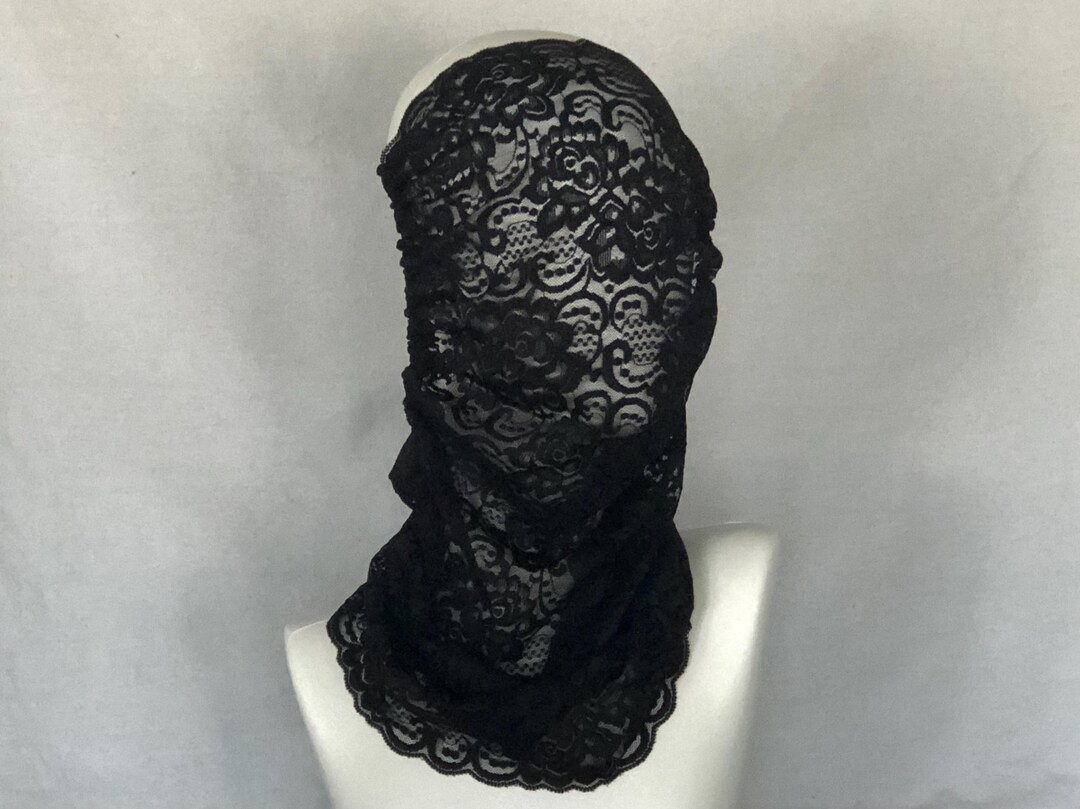 Lace Airy Face Neck Cover Sun Protector Sun Mask Sun Blocker - Etsy