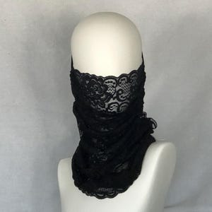 Lace Airy Face Neck Cover Sun Protector Sun Mask Sun Blocker - Etsy