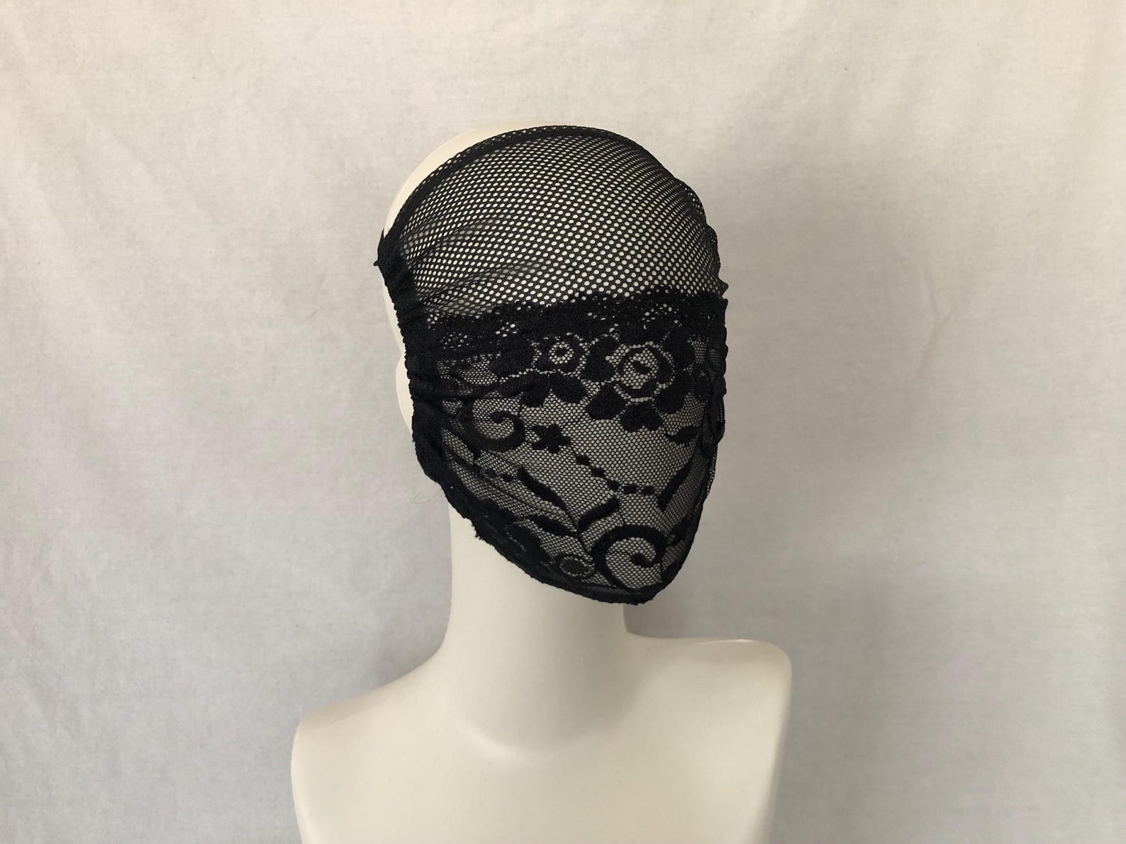 Lace Mesh See Through Face Cover Eye Cover in Multiple Colors - Etsy