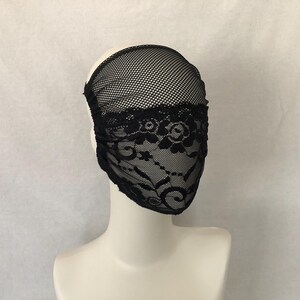 Lace Mesh See Through Face Cover Eye Cover in Multiple Colors - Etsy