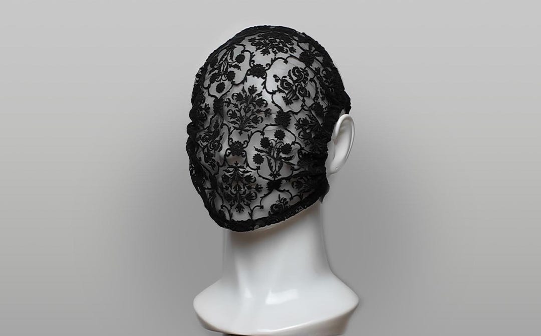 Baroque Lace Full Face Mask – Gothic, Avant Garde Fashion, Anonymous ...