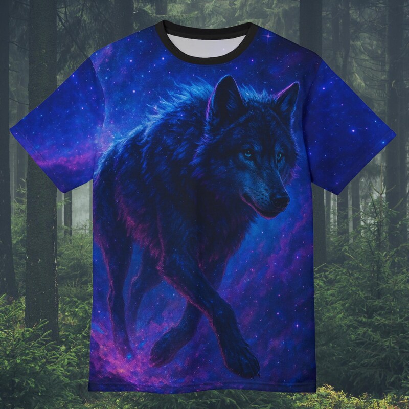 Galaxy Wolf Hoodie - Etsy