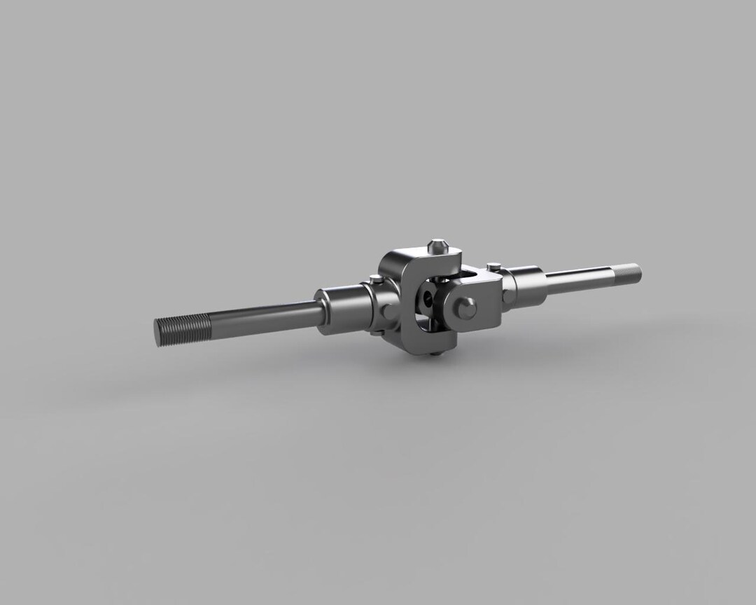 3D Model Universal Joint / Giunto Cardanico CAD STL Template for 3D ...