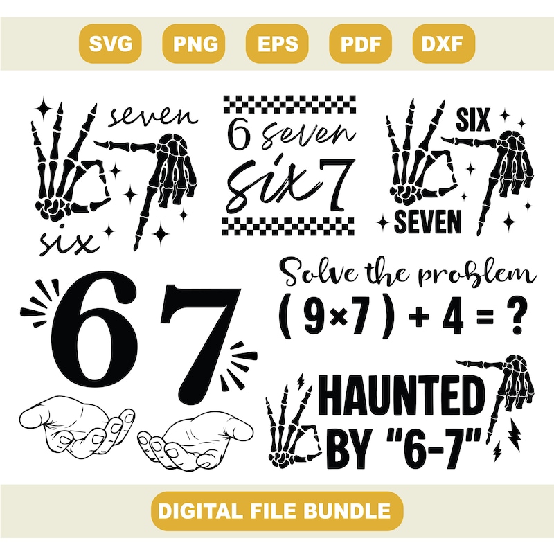 6 7 Hands Clip Art - Etsy