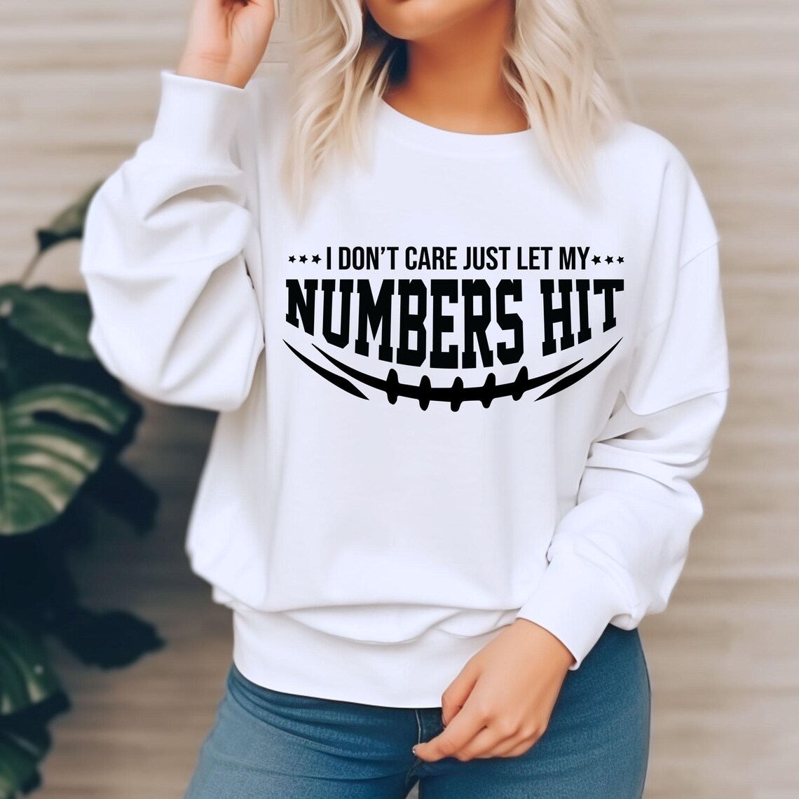 I Don't Care Just Let My Numbers Hit SVG, Funny Football Betting Shirt ...