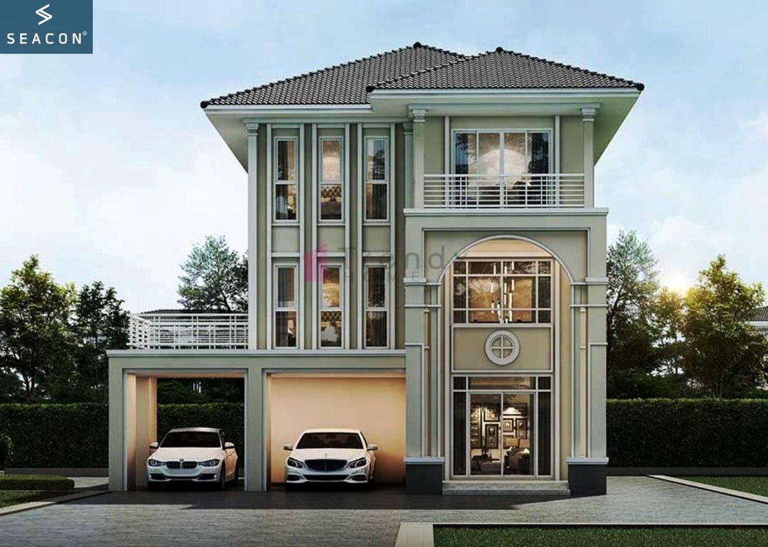 V-788| Three Floor House Plan, Blueprints Custom Triplex Design ...