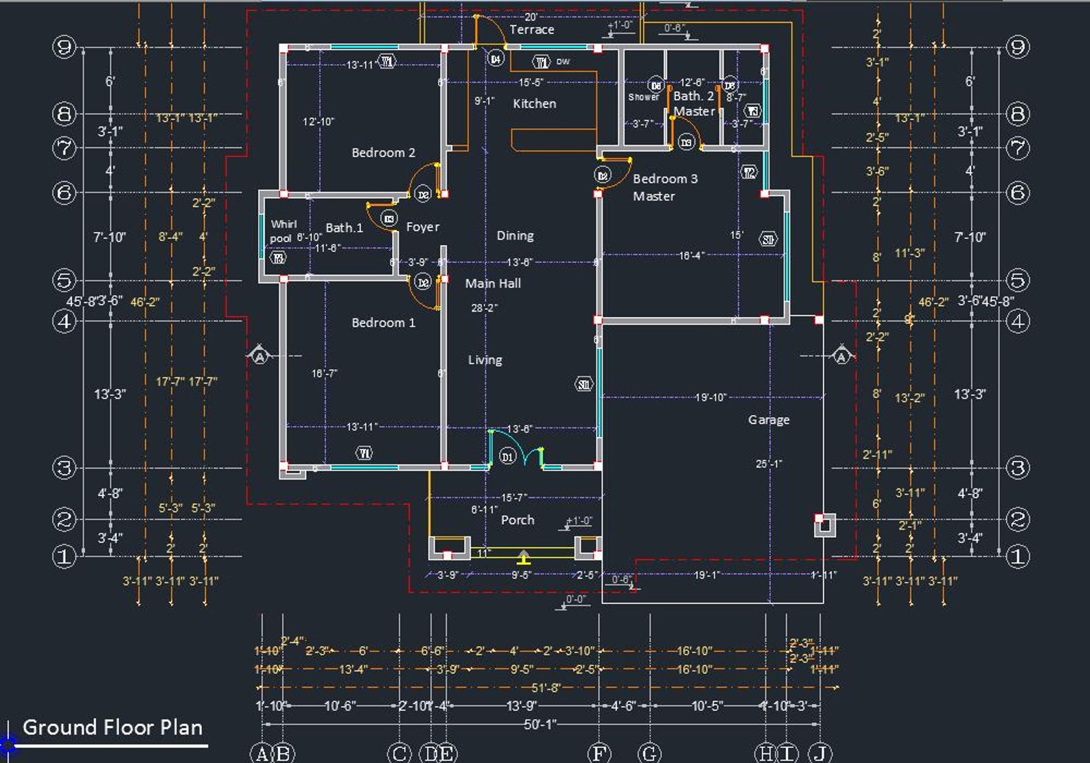 V-386| Modern Cottage Open Plans – 3 Bedroom Tiny Bungalow House Design ...