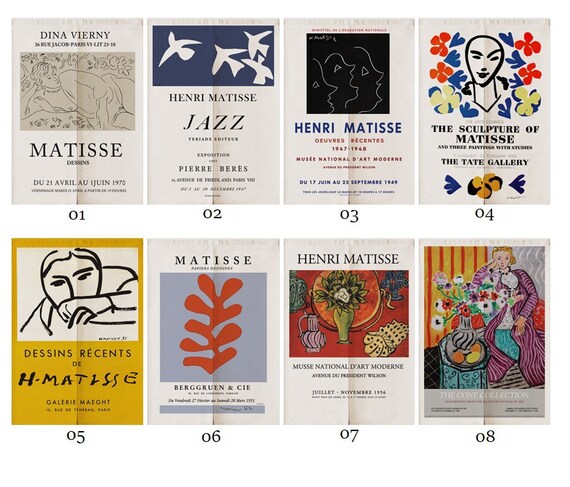 Matisse Art Door Curtain Matisse Artwork Doorway Curtain | Etsy