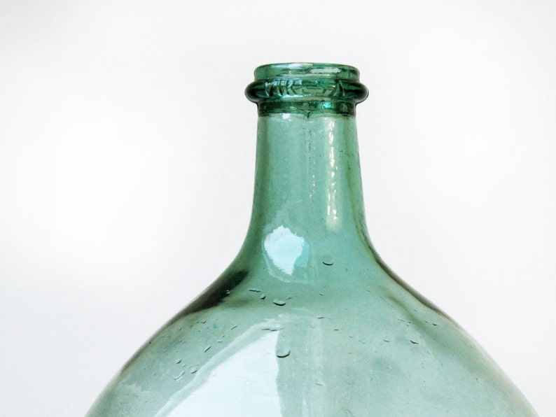 French extra large green glass bottle Demijohn Carboy round | Etsy French extra large green glass bottle Demijohn Carboy round | Etsy