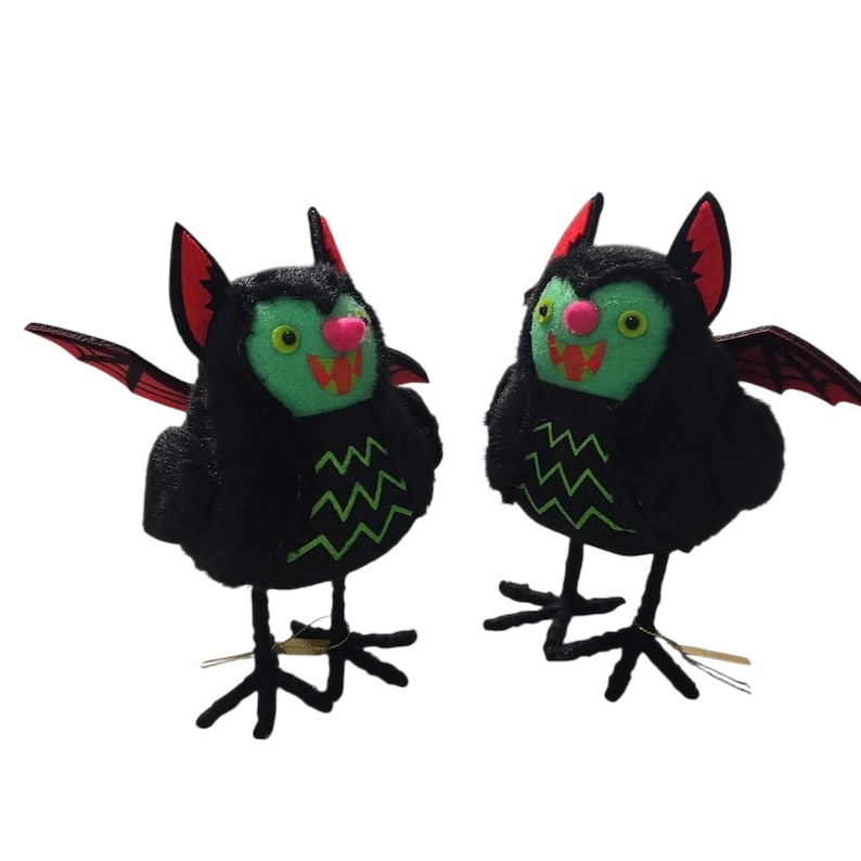BATRICK Target Halloween Bird Featherly Friend Hyde & Eek Felt Birds ...