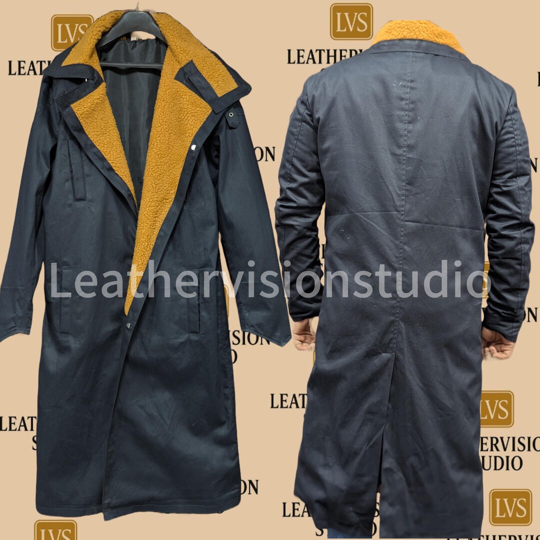 Ryan Gosling Officer K Denim Trench Coat: Blade Runner 2049 Cosplay ...