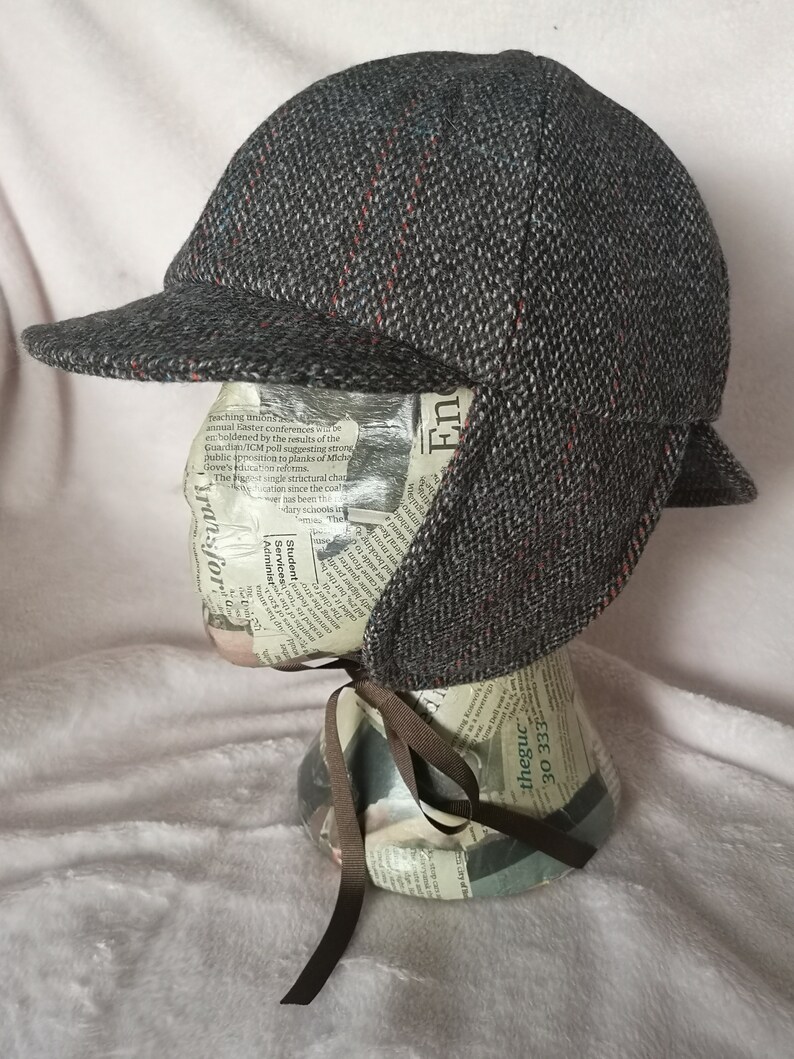 Deer Stalker Hat in Brown W/pane Tweed. DS002 - Etsy