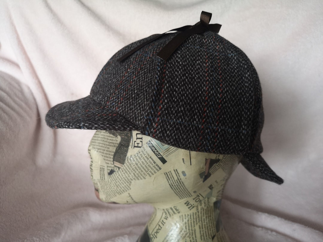 Deer Stalker Hat in Brown W/pane Tweed. DS002 - Etsy