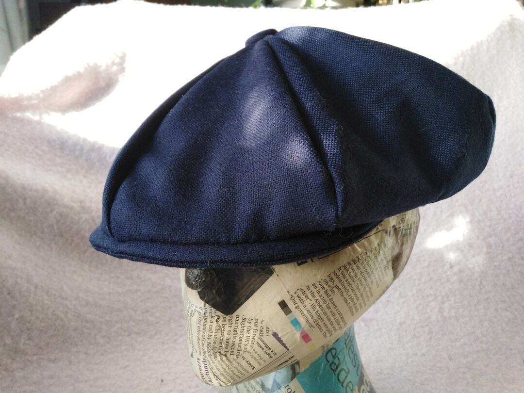 Tommy Shelby Style Cap. Ws100.navy Blue Wool - Etsy