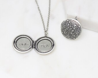Circle locket | Etsy