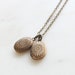 Antique Style Mini Oval Locket Tiny Twin Oval Locket Gift - Etsy