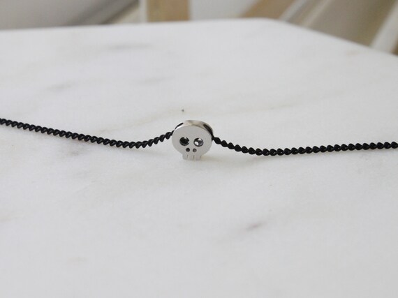 Cute Tiny Baby Skull Necklac Mini Skull Pendant Skull | Etsy