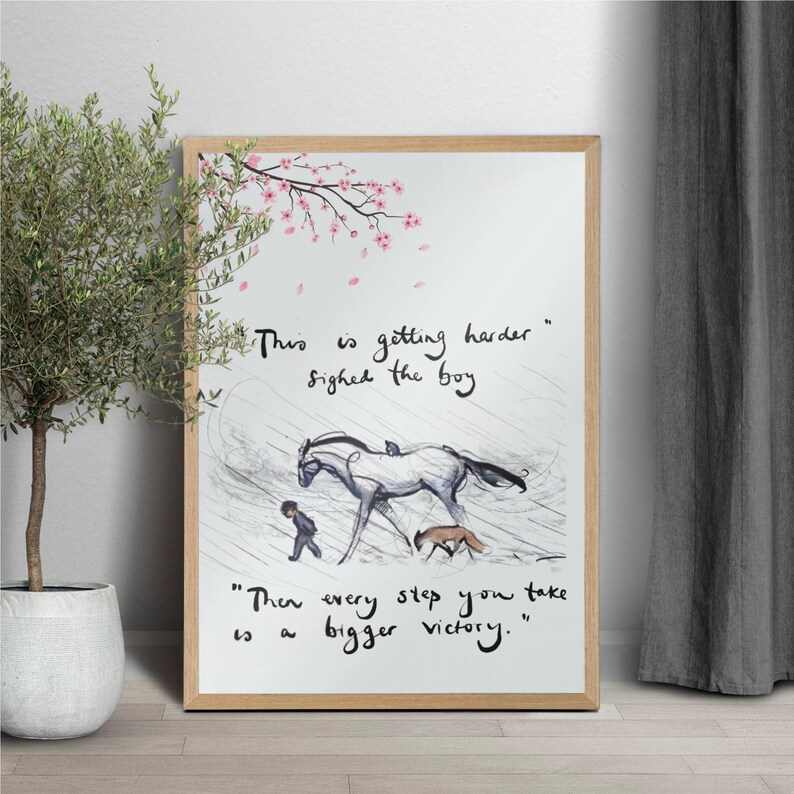 The Boy, the Mole, the Fox and the Horse Quote Print (digital Download ...