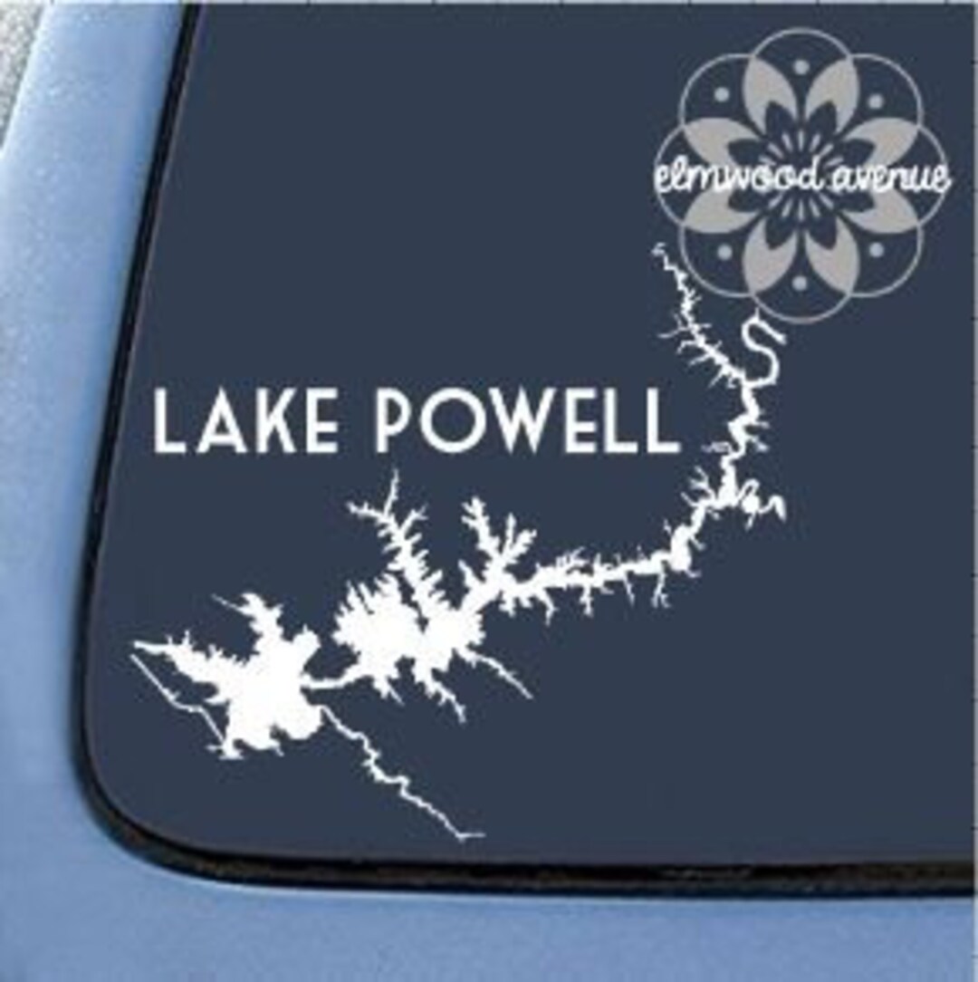 LAKE POWELL DECAL - Utah Arizona Lake - yet Rtic - Vinyl Decal - Etsy