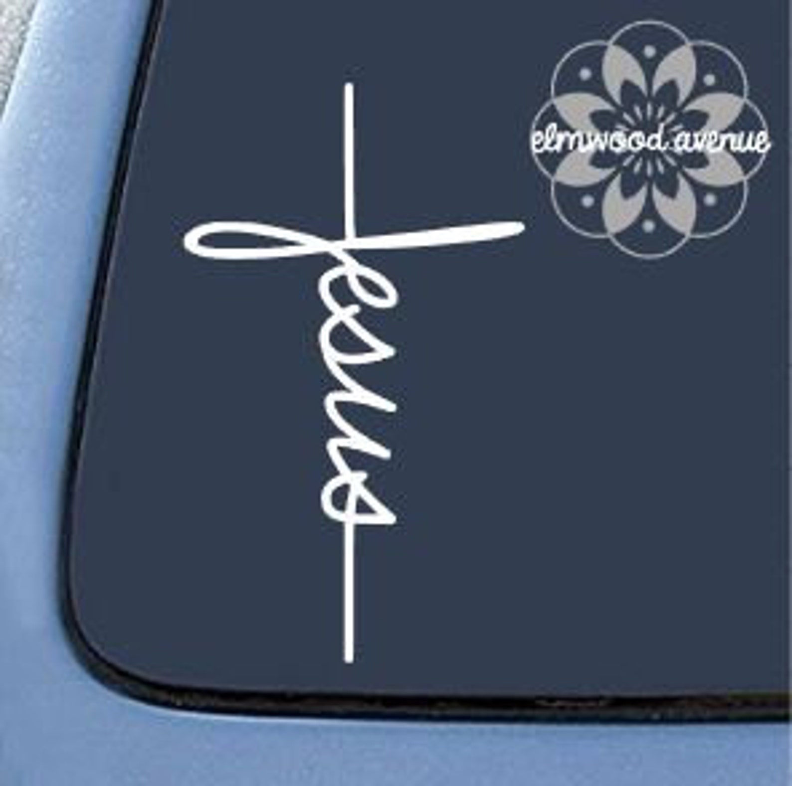 Jesus Cross Decal Christian Decal Religious Decal - Etsy