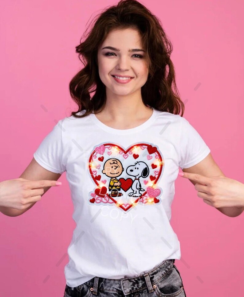 Charlie Brown/snoopy Valentine Shirt - Etsy