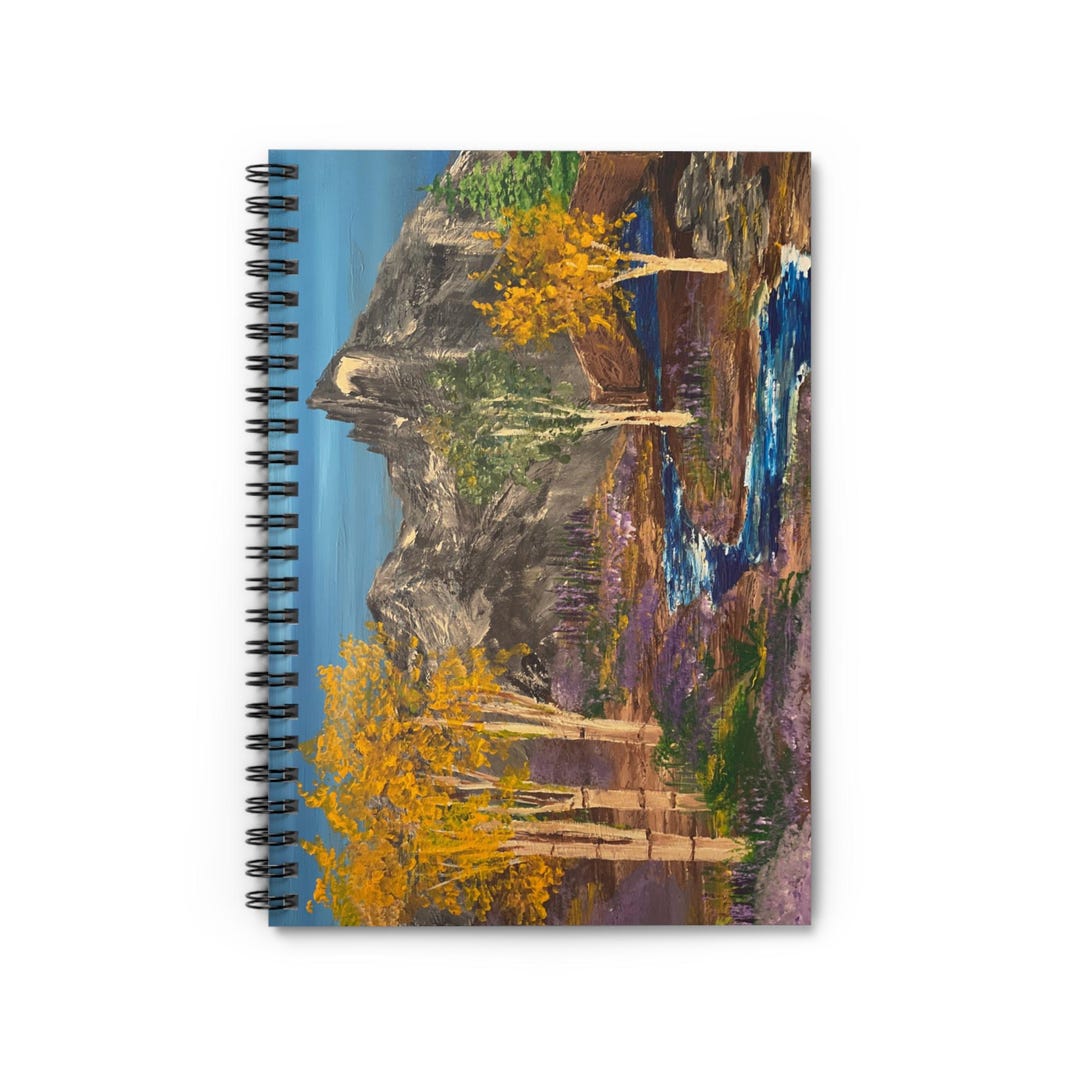 Autumn Aspen Landscape Spiral Notebook | Ruled Journal - Etsy