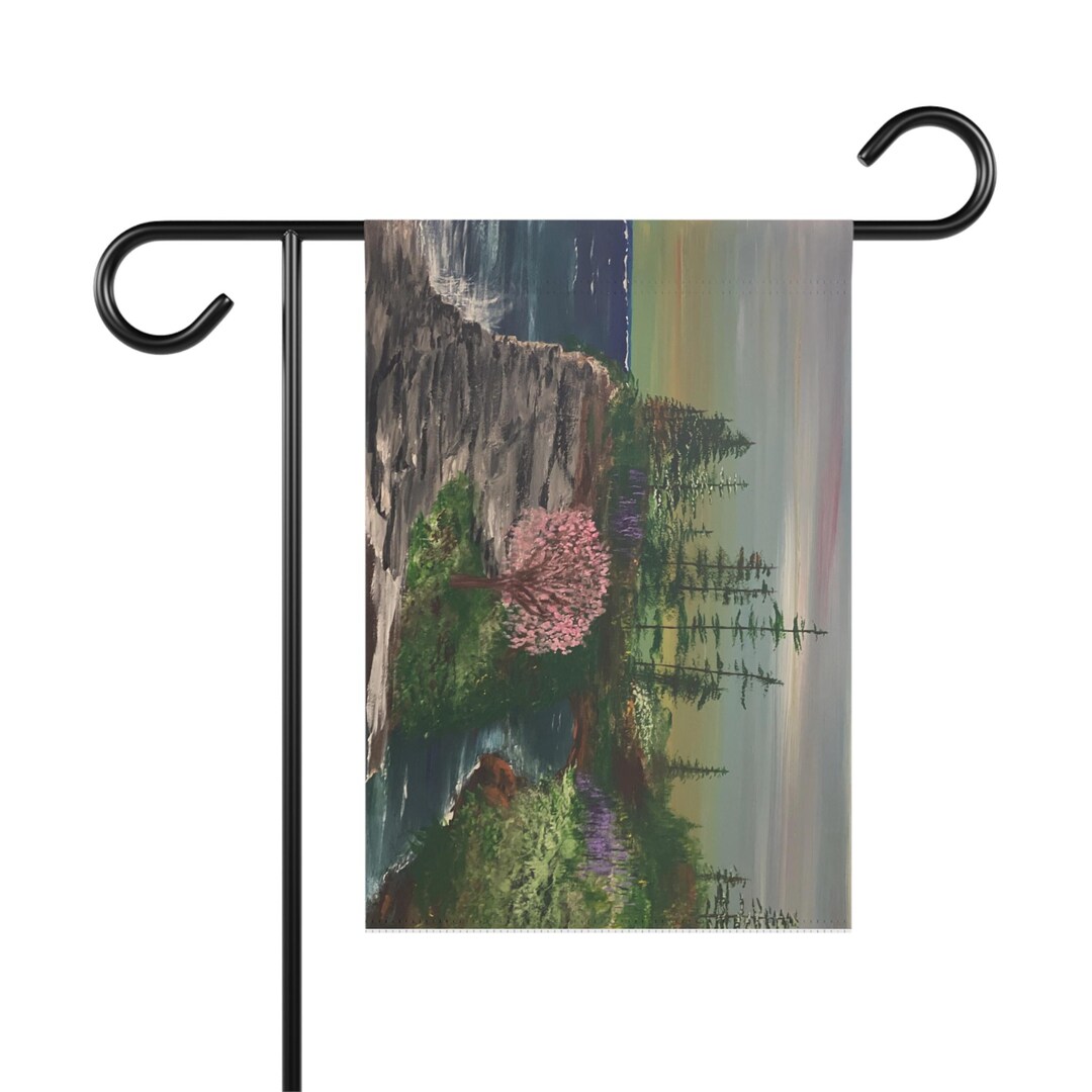 Scenic Garden Banner, Spring Decor, Home & Garden Flag, Outdoor ...