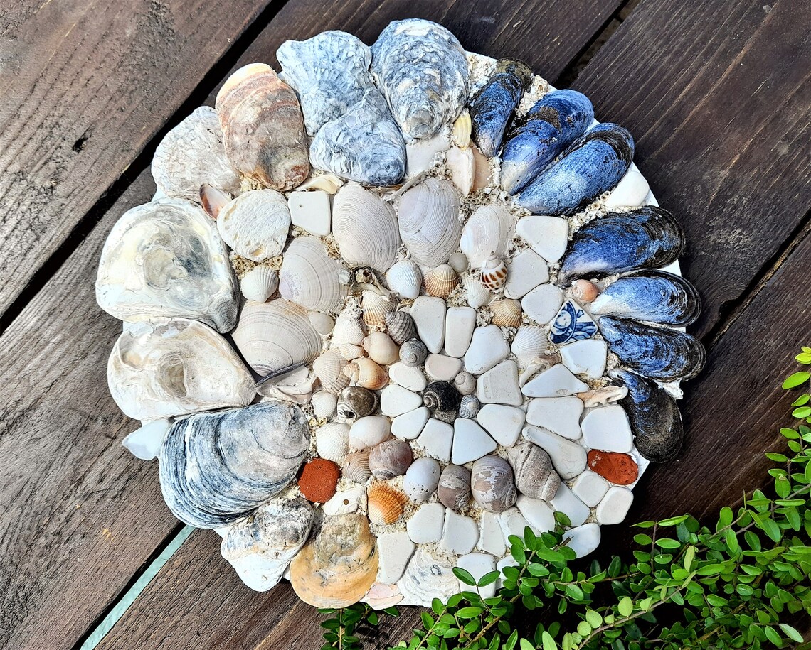 Wall Art / Wall Deco / Sea Art Mosaic / Shell Art / Wall - Etsy
