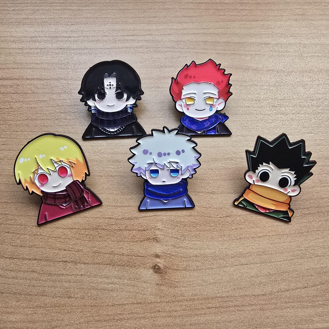 Hunter X Hunter Cute Pins | Gon, Killua, Kurapika, Hisoka & Chrollo ...
