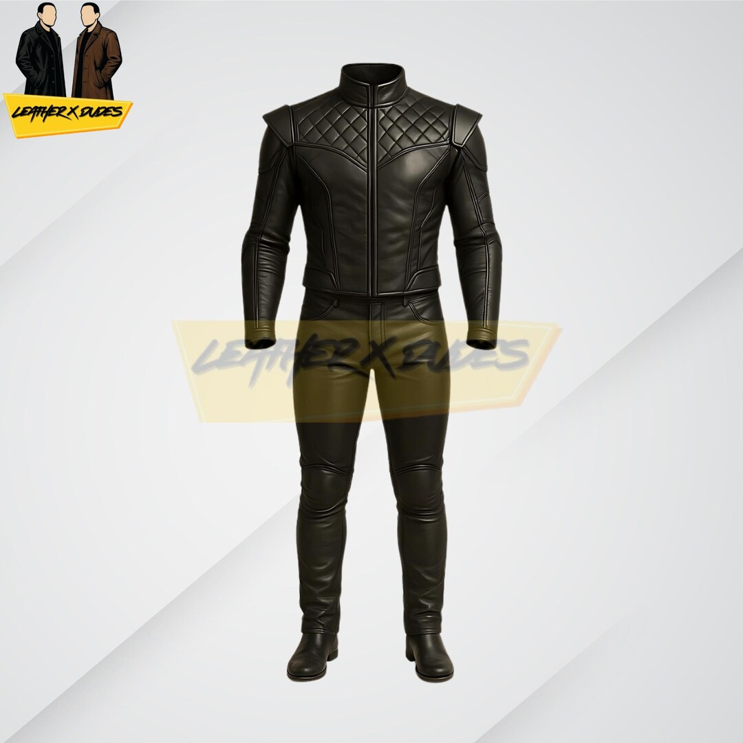 Rare Black Gothic Raider Elite Costume | Ruthless Quilted Assassin Suit ...