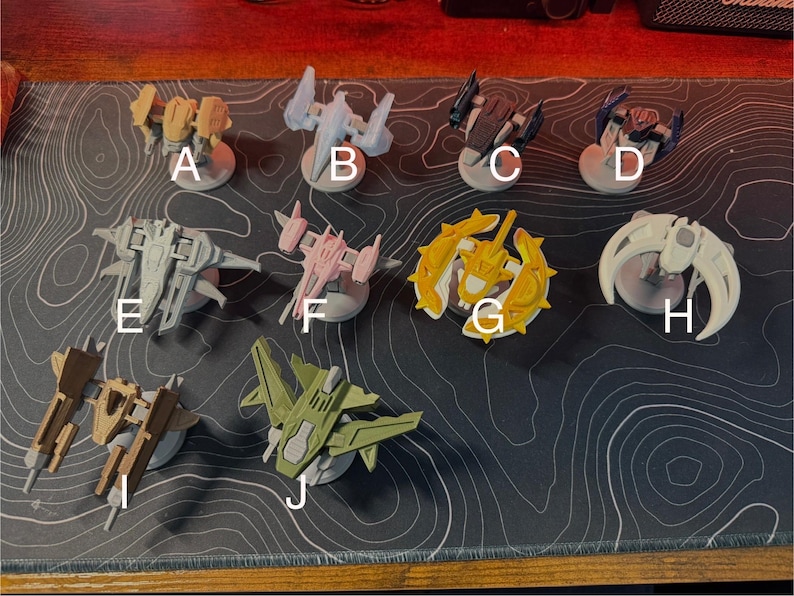 Sci-fi Spaceship Miniatures | 3D Printed Tabletop Wargame Models - Etsy