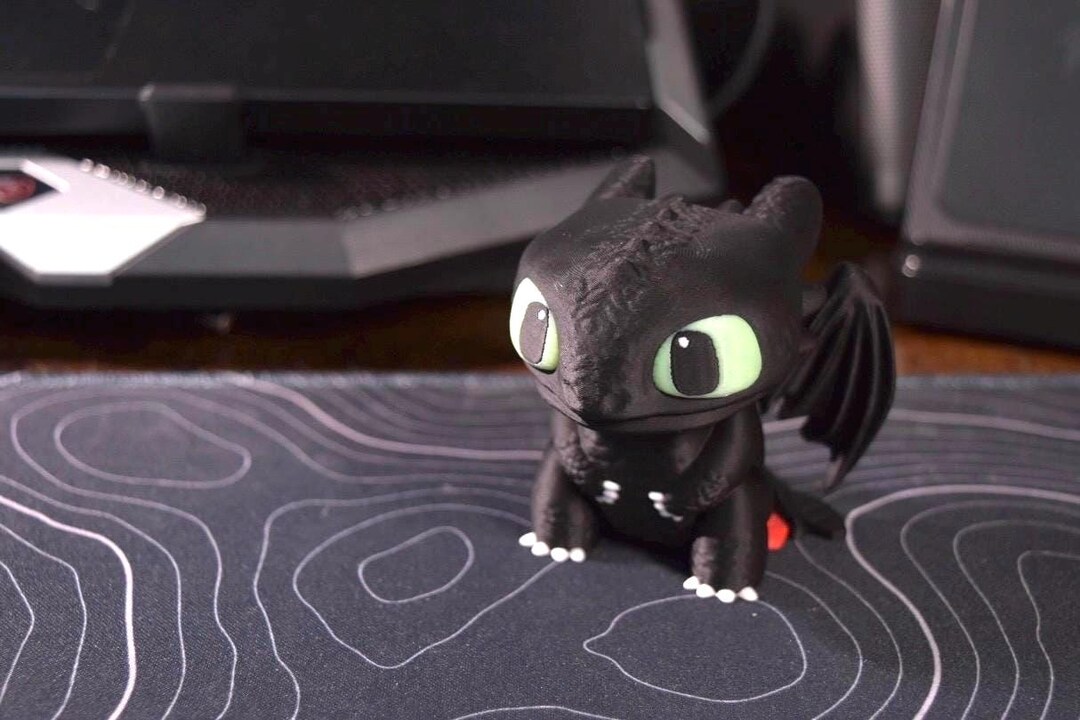 Toothless Bouncy Fidget Desk Toy HTTYD - Etsy