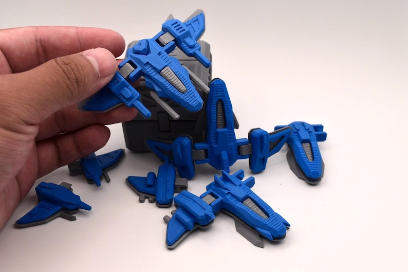 Modular DIY Starship Model Kit: 3D Printed Sci-fi Ships - Etsy