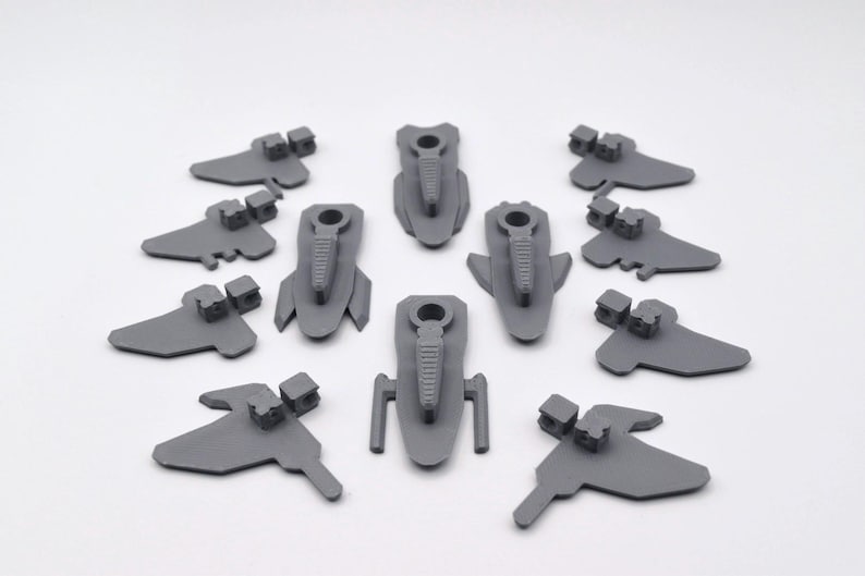 Modular DIY Starship Model Kit: 3D Printed Sci-fi Ships - Etsy