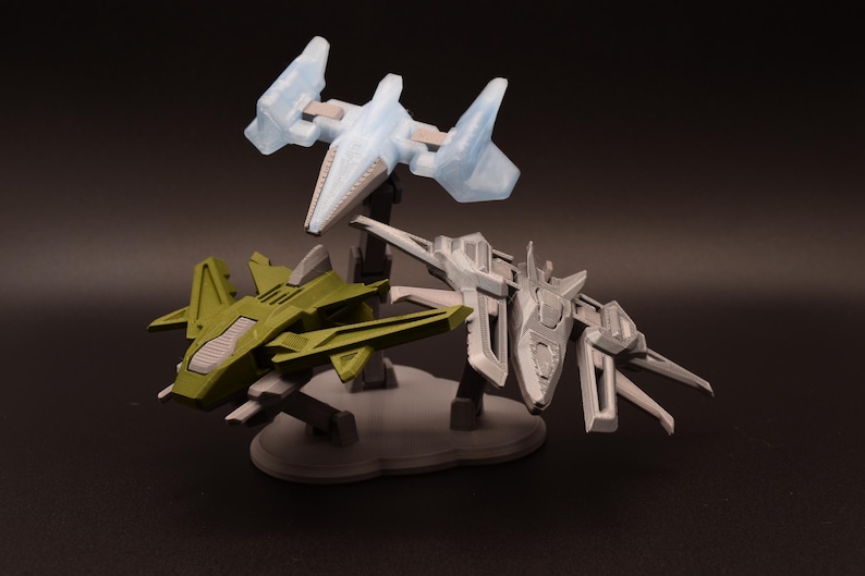 Sci-fi Spaceship Miniatures | 3D Printed Tabletop Wargame Models - Etsy