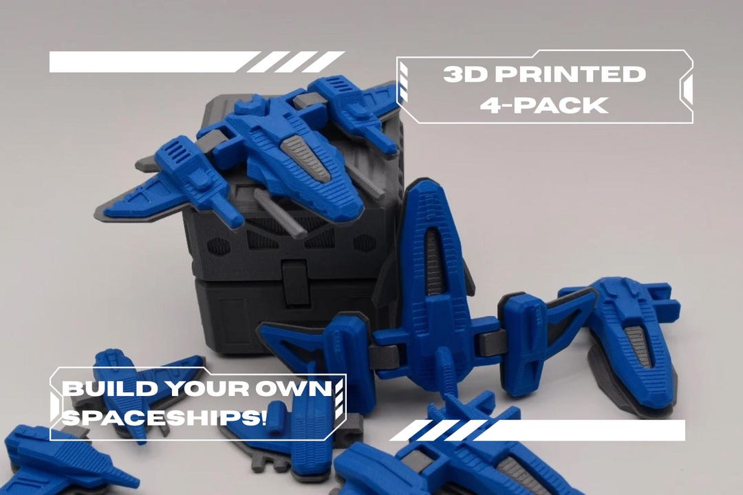 Modular DIY Starship Model Kit: 3D Printed Sci-fi Ships - Etsy