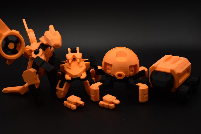 Ember Nomads Mech Collection- 3d Printed Collectible Machines | Choose ...