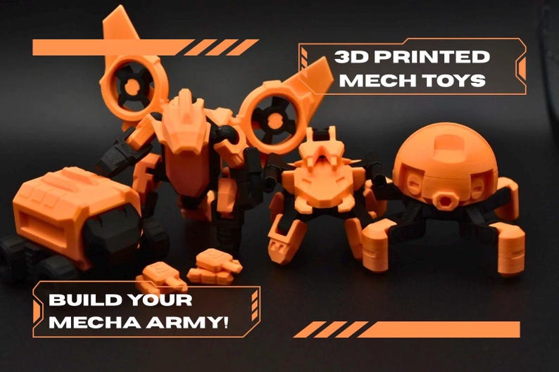 Ember Nomads Mech Collection- 3d Printed Collectible Machines | Choose ...