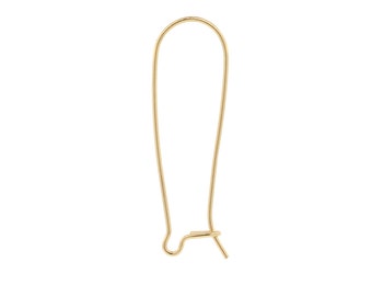 Gold Filled Kidney Wires - Etsy